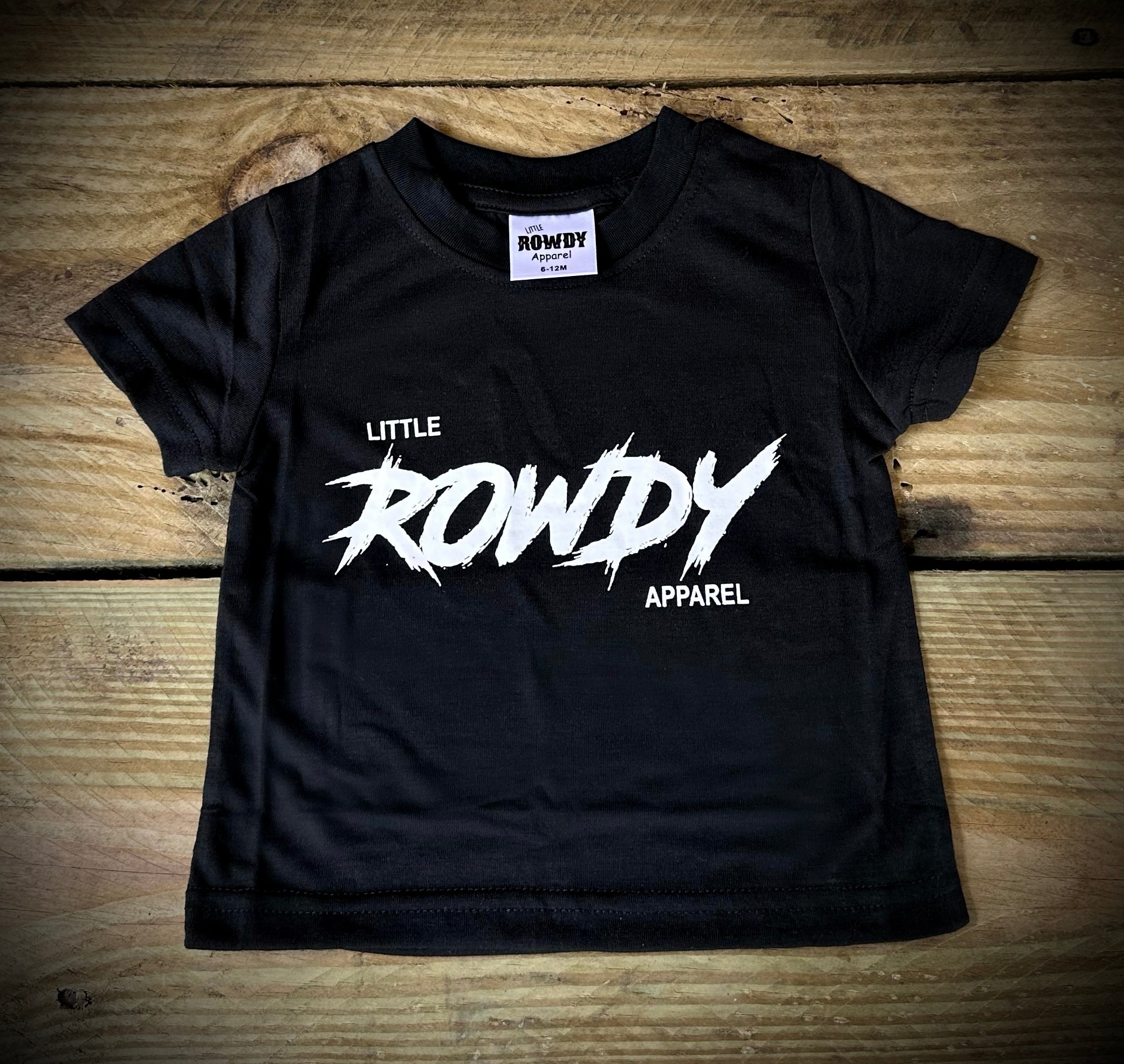 Black ROWDY Tee – littlerowdyapparel